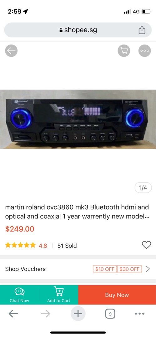 10.10 sale Martin roland amplifer with hdmi and optical and coaxial 1 ...