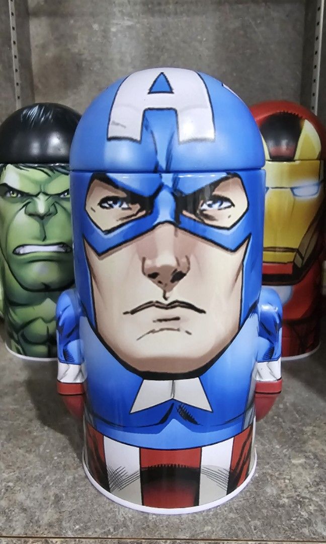 Marvel Superheros piggy bank, Hobbies & Toys, Stationery & Craft ...