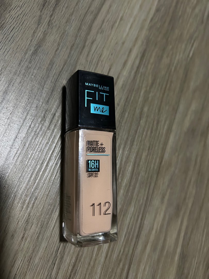 Maybelline Fit Me Liquid Foundation 112, Beauty & Personal Care, Face ...