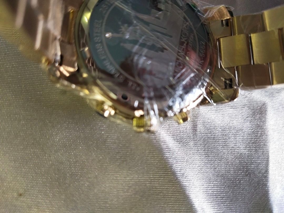 Michael Kors New York Limited Edition Yellow Gold Tone Dial Case ...