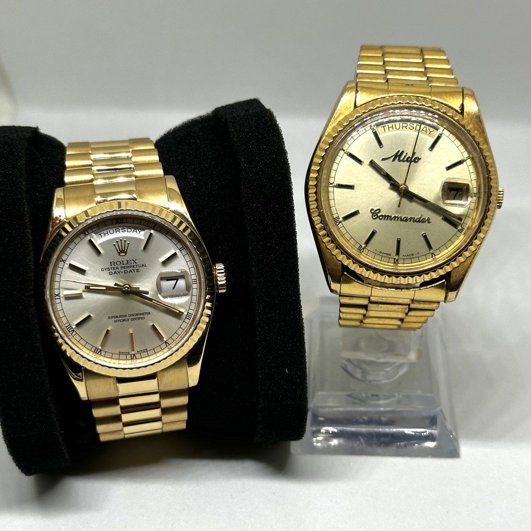 Mido Commander Daydate Automatic Watch Not Rolex Daydate, Men's Fashion ...