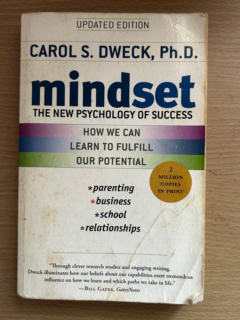 Mindset by Carol Dweck, Hobbies & Toys, Books & Magazines, Fiction ...