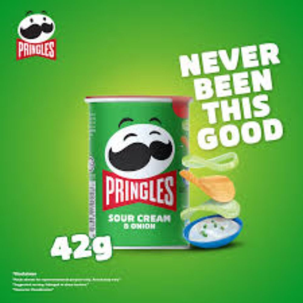 *Mini Halal Pringles Original Potato Chips | Sour Cream and Onion, 42g ...