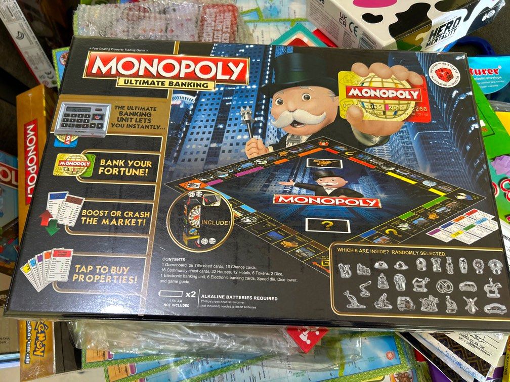 Monopoly Ultimate Banking Game, Hobbies & Toys, Toys & Games on Carousell