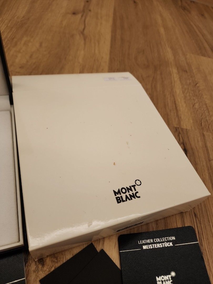 Authentic Mont Blanc Box (Empty), Men's Fashion, Watches & Accessories ...