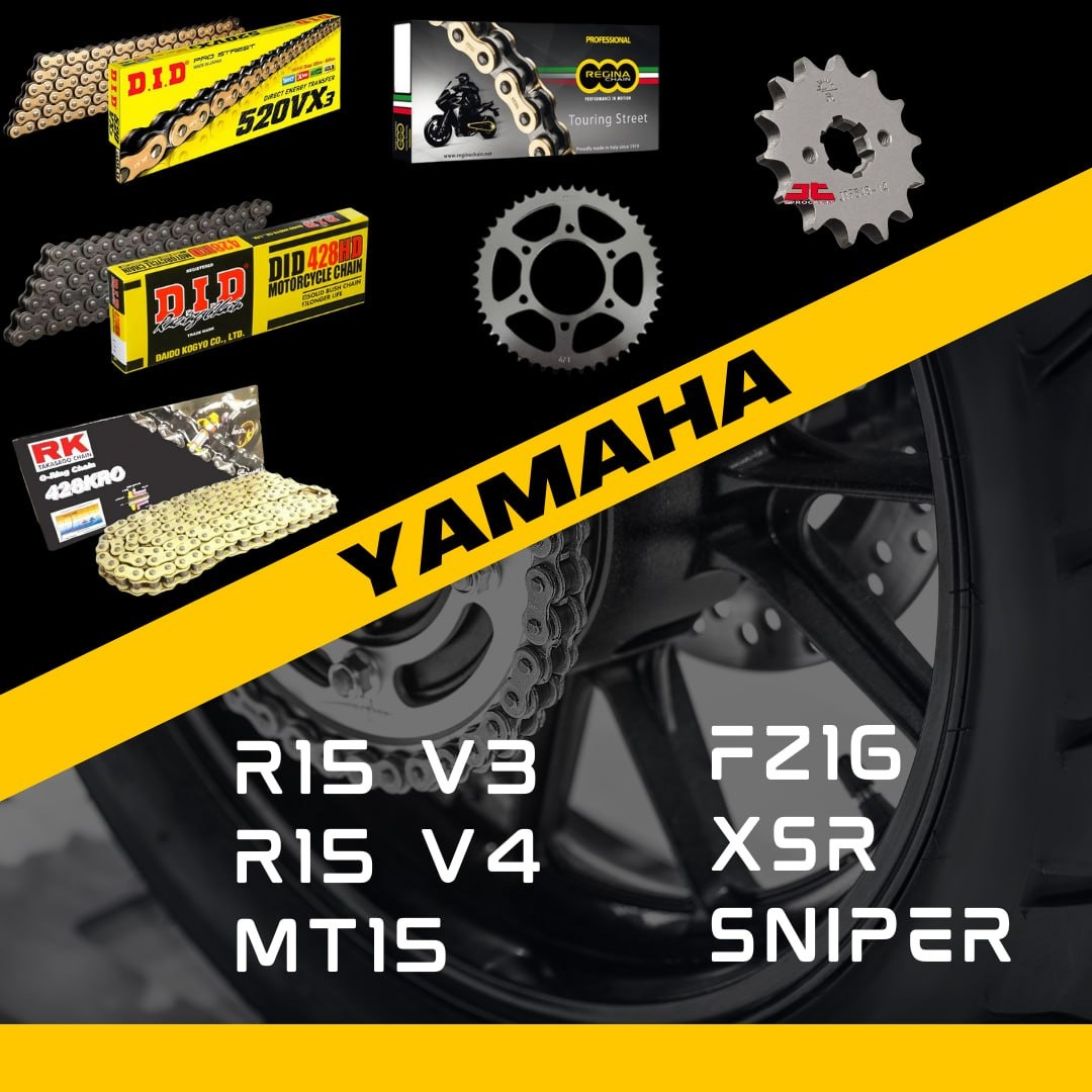 MOTORCYCLE CHAIN SPROCKET SET, Motorcycles, Motorcycle Accessories on ...