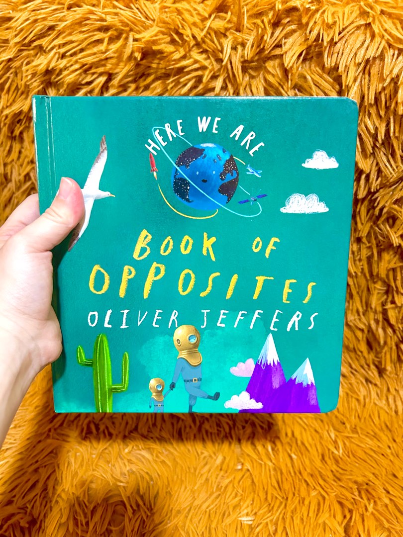 My Book of Opposites by Oliver Jeffers Board Book on Carousell