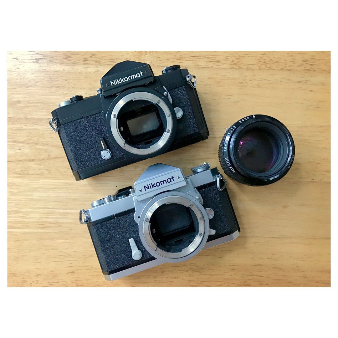 Nikkormat film camera bodies only, Photography, Cameras on Carousell