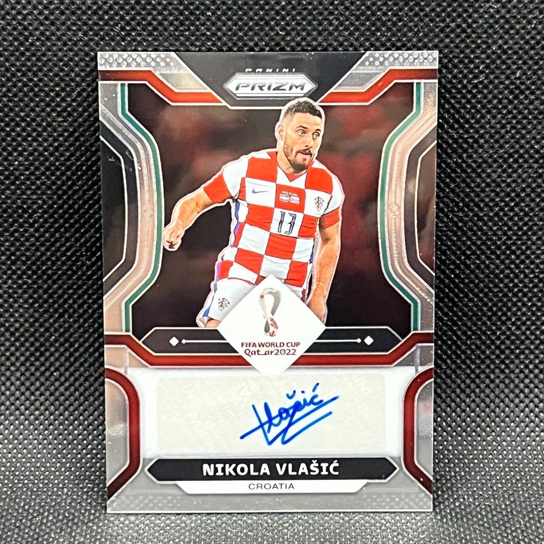Nikola Vlasic 2022 Panini Prizm FIFA World Cup Qatar Auto Croatia ...