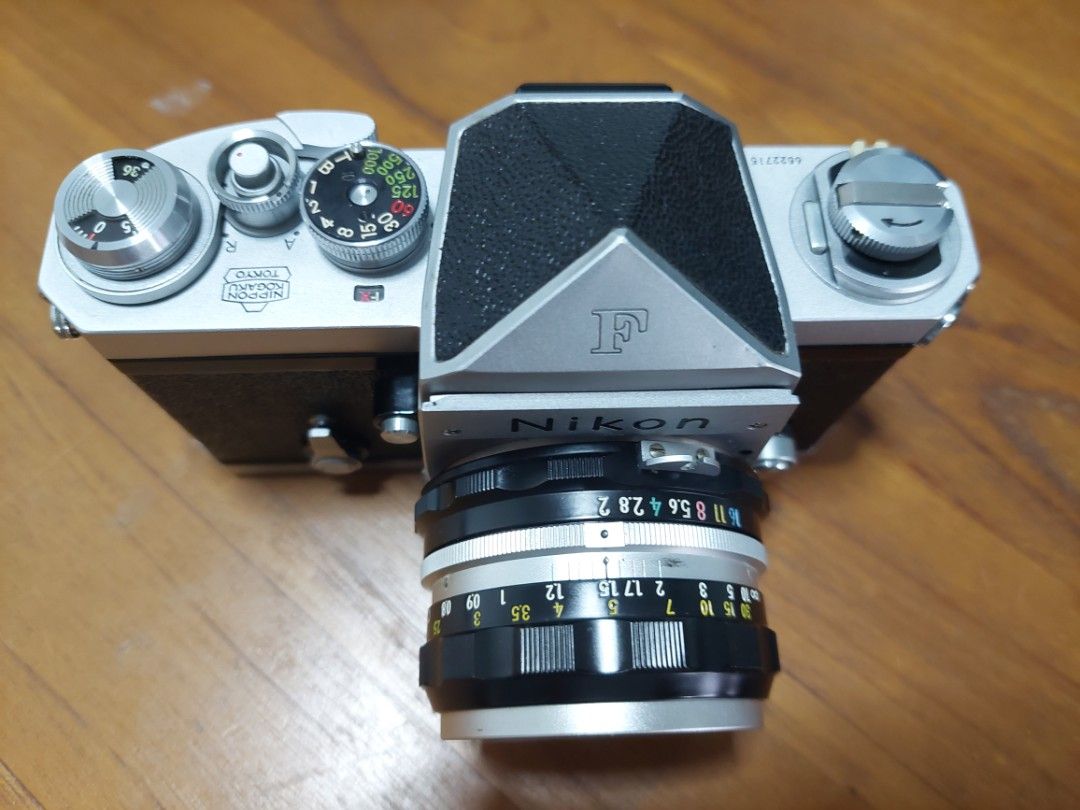 Nikon f Nippon kogaku eyelevel prism/50mm f2, Photography, Cameras on ...