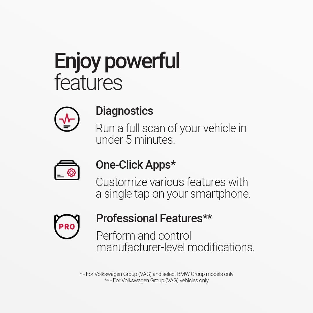 Obdeleven Pro Edition Next Generation Professional OBD2 Bluetooth ...