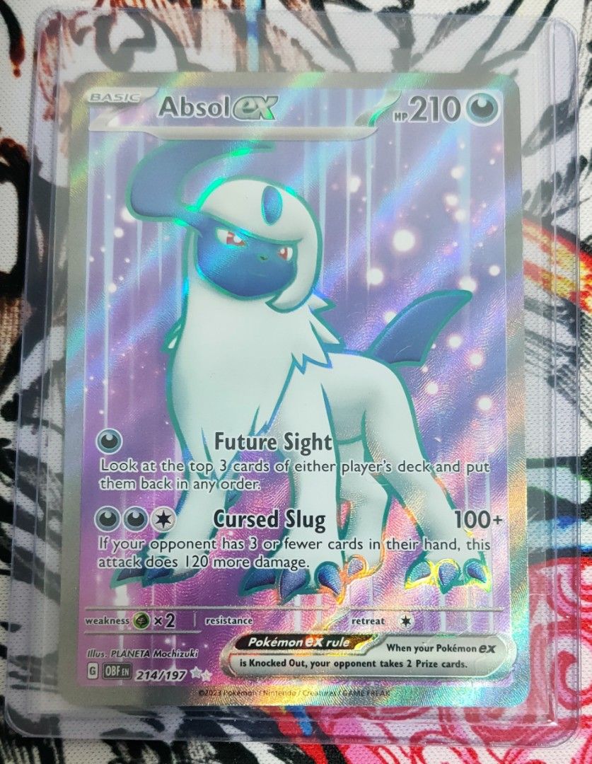 Obsidian Flames: Absol Ex, Hobbies & Toys, Toys & Games on Carousell