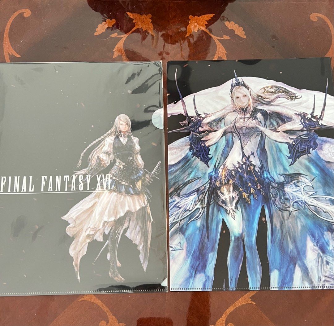 Official Final Fantasy XVI Folder - Clive Jill Cid, Hobbies & Toys ...