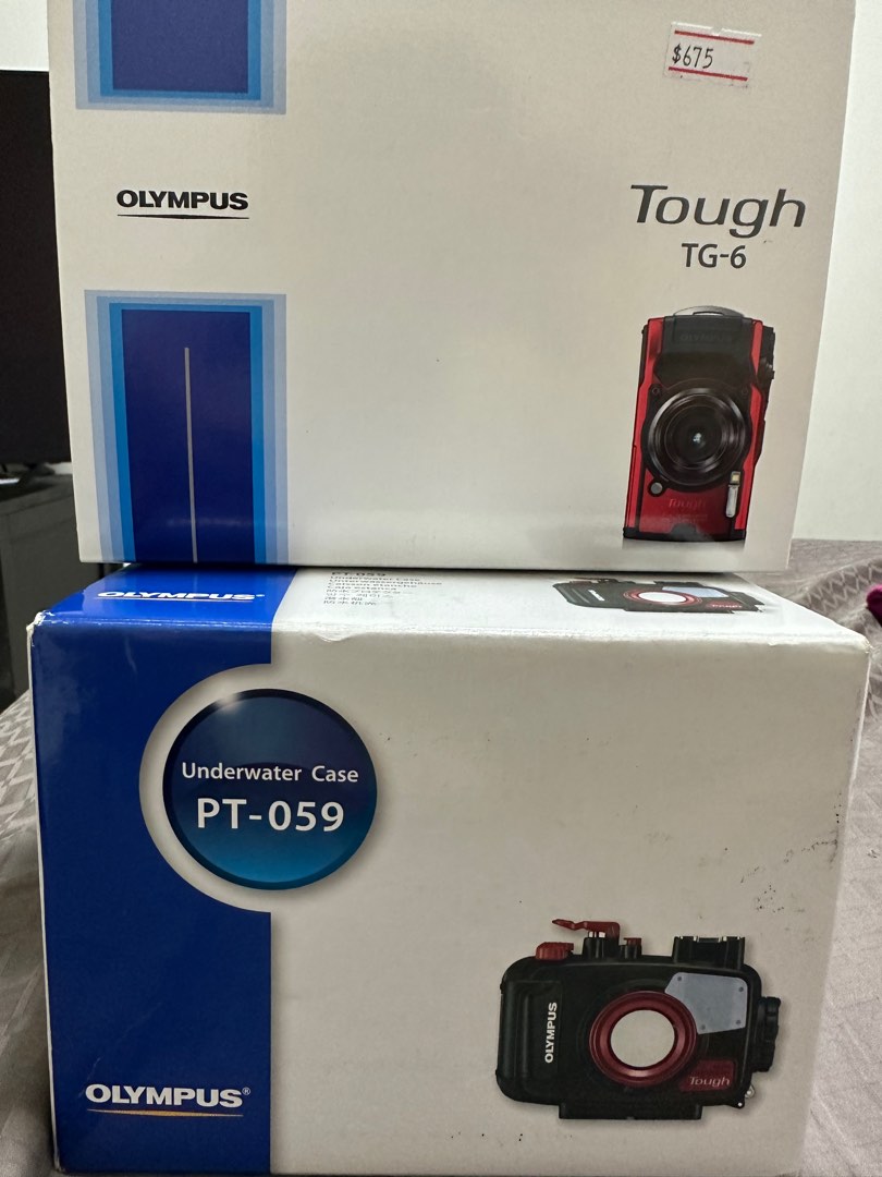Olympus Tough TG-6 Red + Underwater Casing, Photography, Cameras on ...