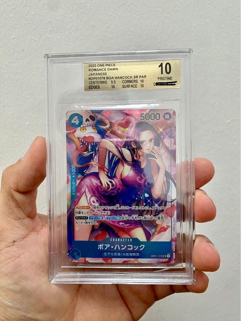 OP01 Boa Hancock Alt Art BGS 10, Hobbies & Toys, Toys & Games on Carousell