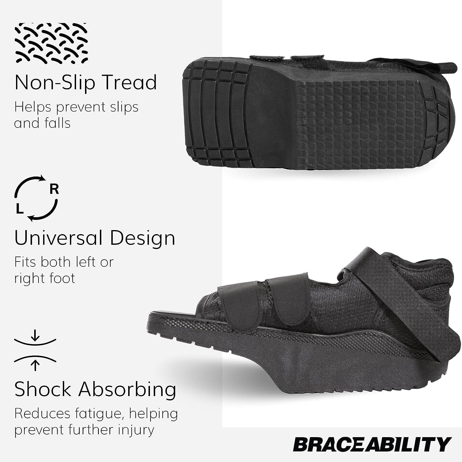 Orthowedge Forefoot Off-Loading Healing Shoe - Non-Weight Bearing ...