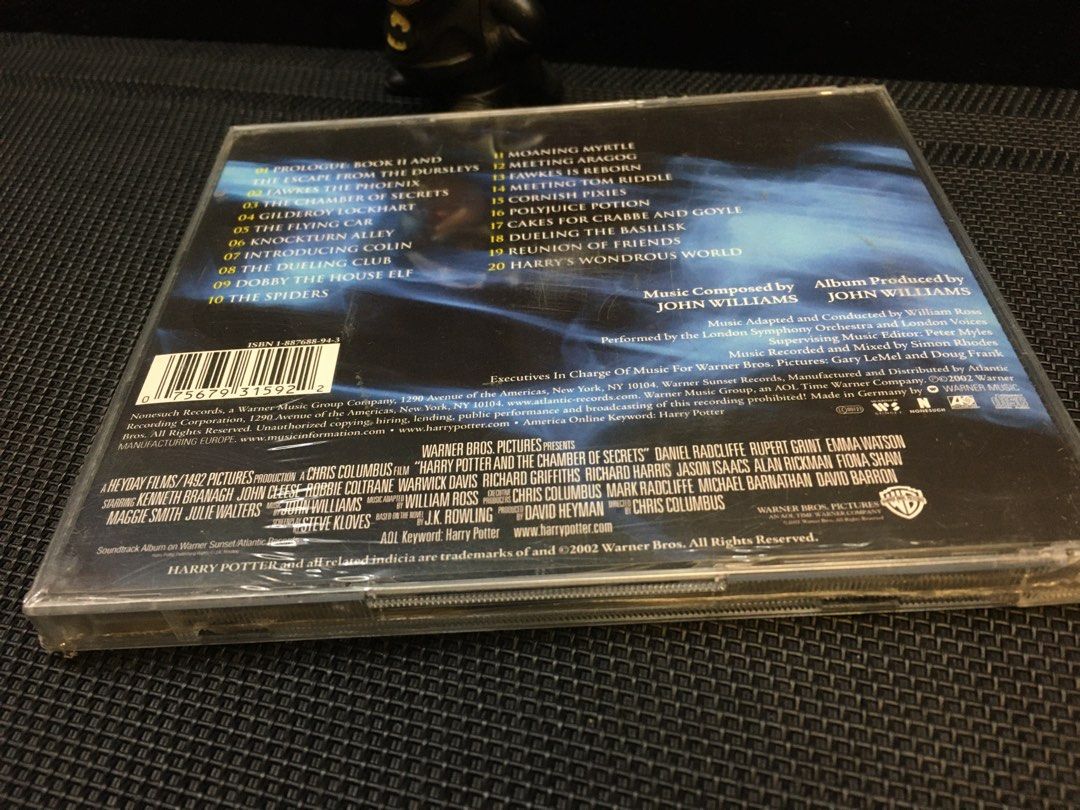 (OST Cd) Harry Potter and the chamber of secrets by John Williams, Hobbies & Toys, Music & Media ...