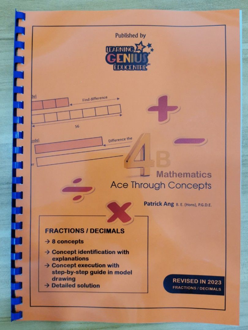 Primary 4B Mathematics Ace Through Concepts, Hobbies & Toys, Books ...