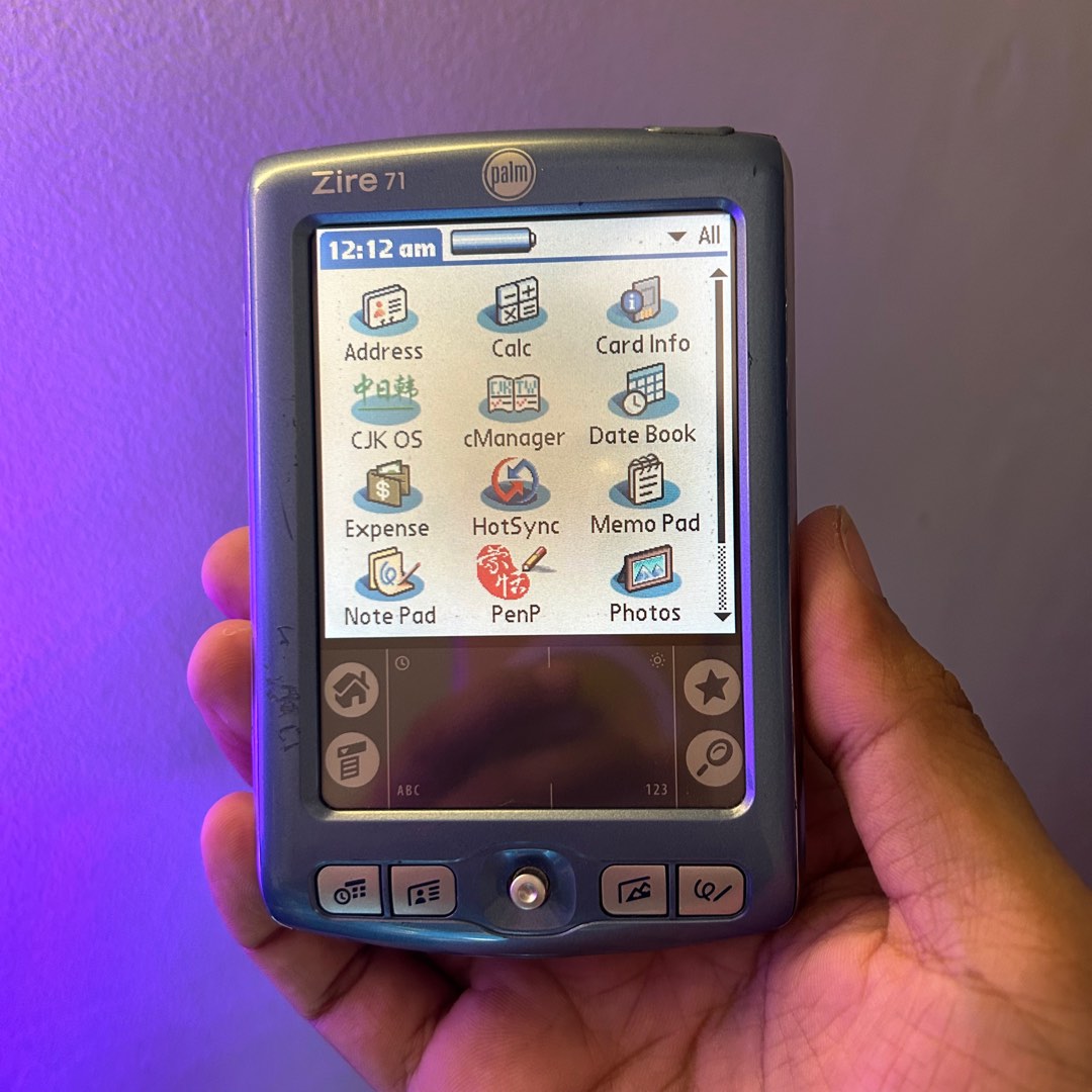 Palm Zire 71 Personal Digital Assistant | Rare Vintage PDA, Mobile ...