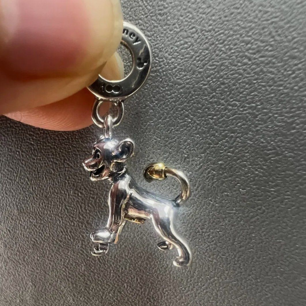 Pandora Disney 100th Anniversary Simba Lab-grown Diamond Dangle Charm ...