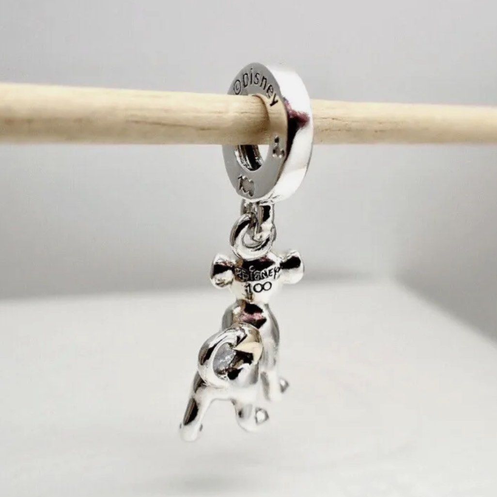 Pandora Disney 100th Anniversary Simba Lab-grown Diamond Dangle Charm ...