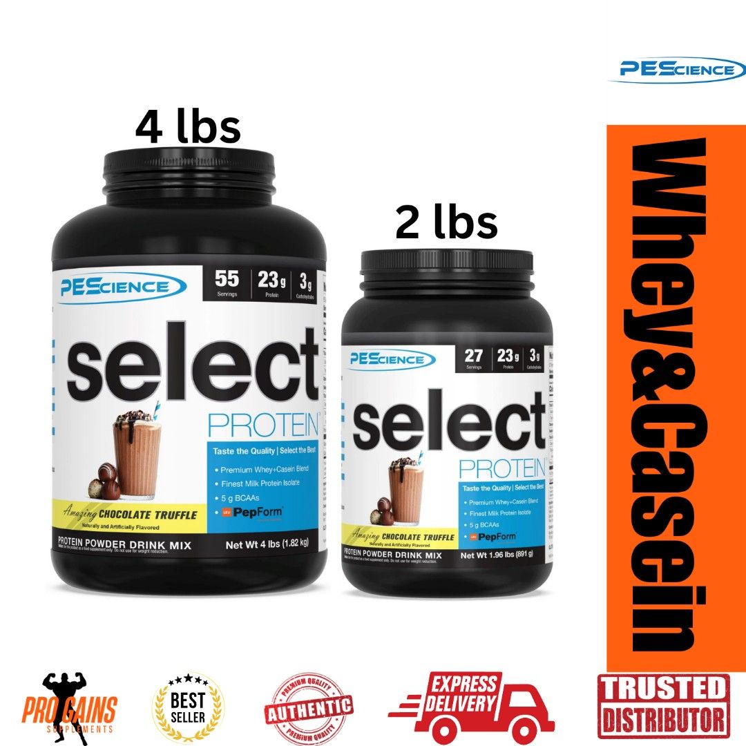 PEScience Select Protein Whey & Casein Blend[2lbs-4lbs], Health ...