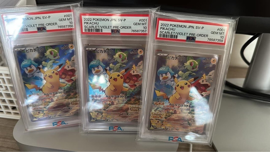 Pikachu sv 01 promo psa10, Hobbies & Toys, Toys & Games on Carousell