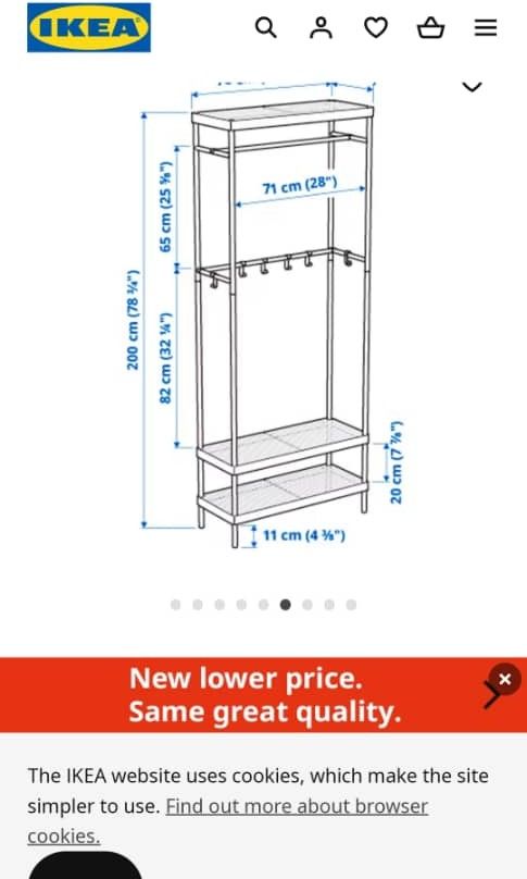 Pj: Rak baju Ikea Mulig, cloth hanger railing STAINLESS steel rack ... Pj: Rak baju Ikea Mulig, cloth hanger railing STAINLESS steel rack ...