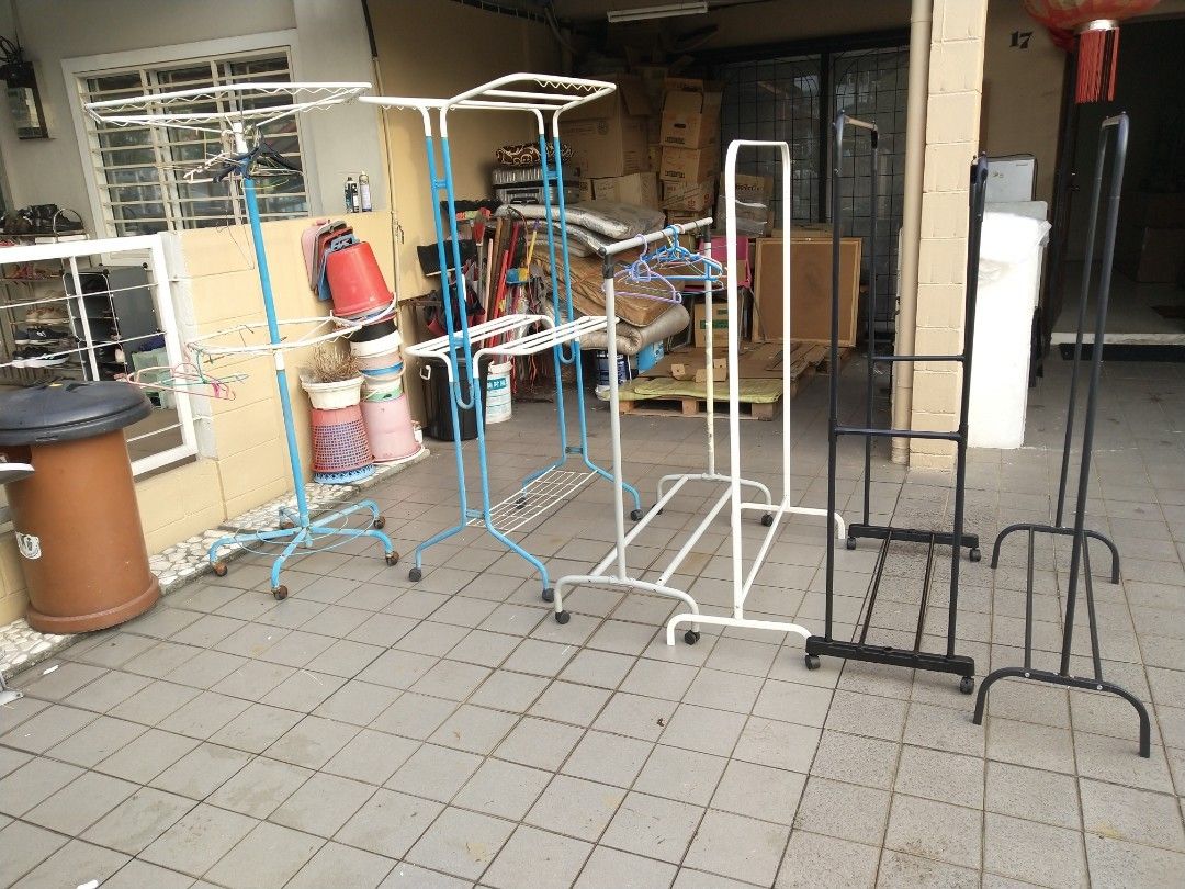 Pj: Rak baju Ikea Mulig, cloth hanger railing STAINLESS steel rack ... Pj: Rak baju Ikea Mulig, cloth hanger railing STAINLESS steel rack ...