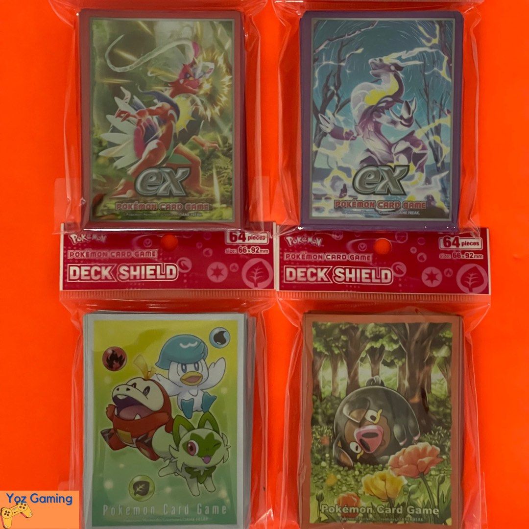 Pokemon TCG Deck Shield / Sleeves (Miraidon, Koraidon, Fuecoco ...