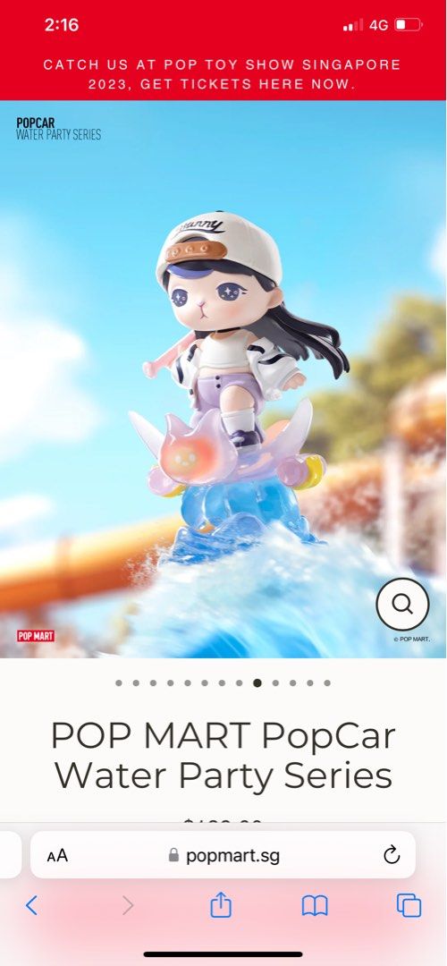 Popmart popcar water party series (bunny), Hobbies & Toys, Toys & Games ...