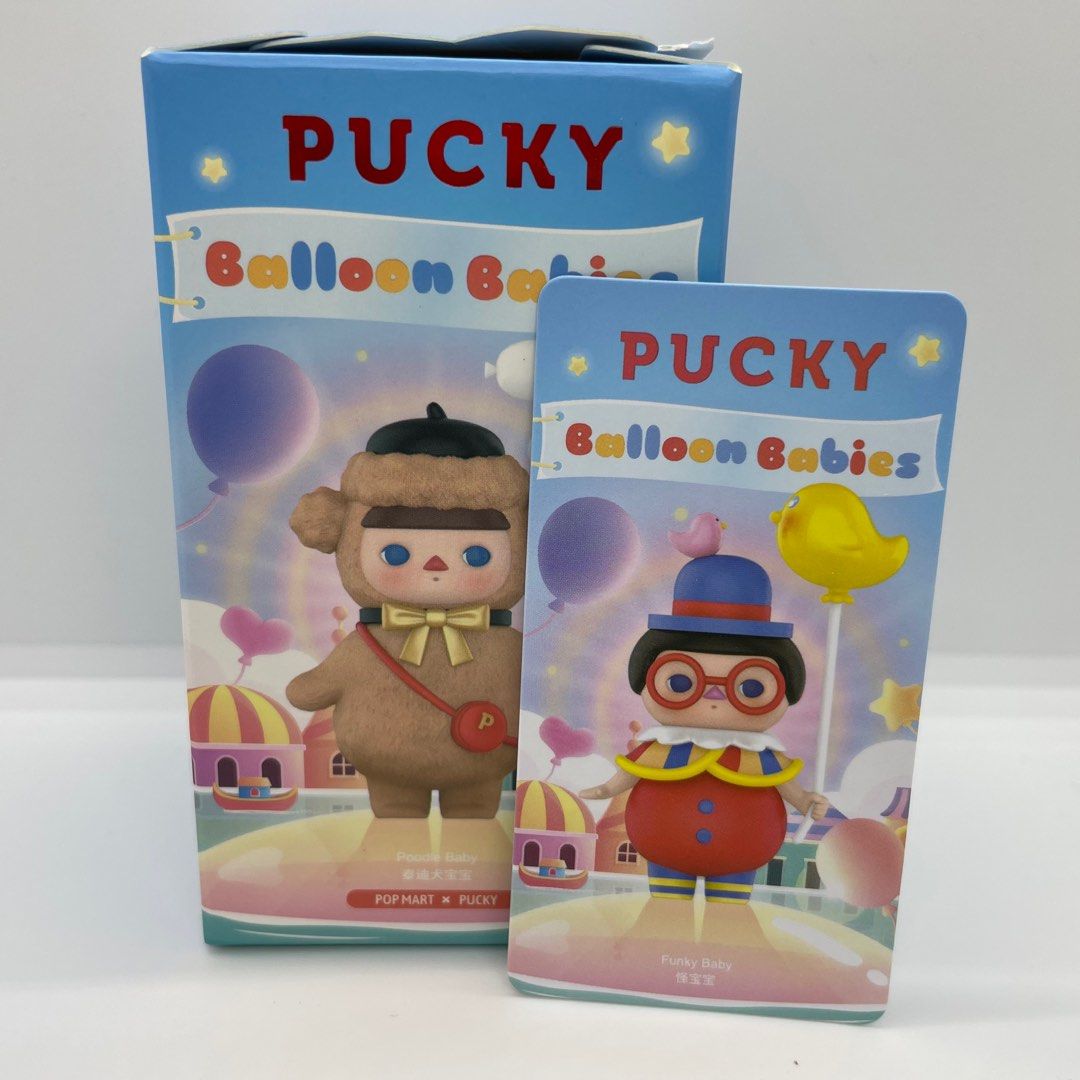 Popmart Pucky Balloon Babies - Funky Baby, Hobbies & Toys, Toys & Games ...