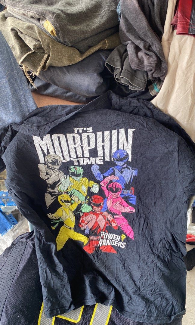 Power Rangers Its Morphin Time Tshirt, Men's Fashion, Tops & Sets ...