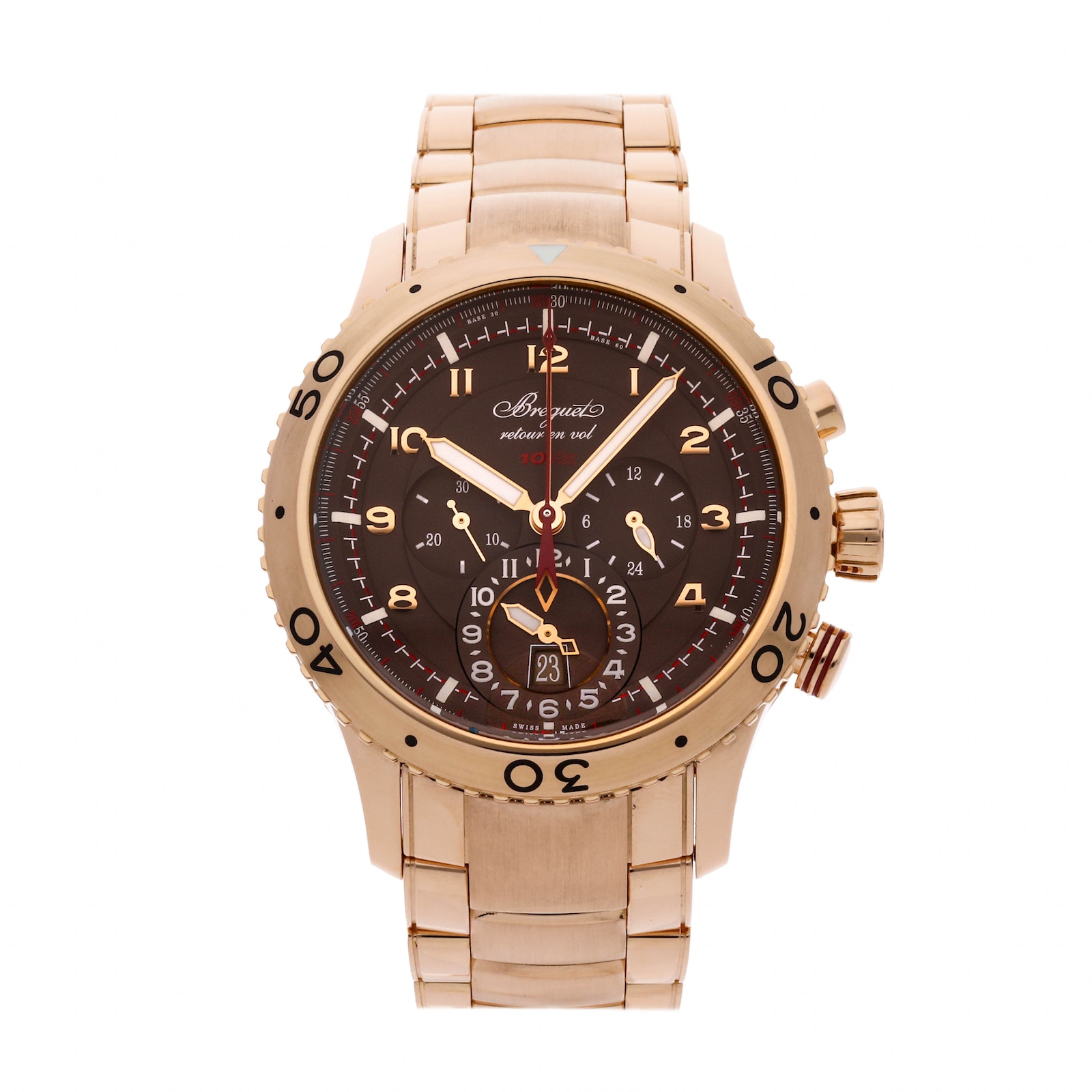 Pre-Owned Breguet Type XXII Flyback Chronograph 3880BRZ2RXV, Luxury ...