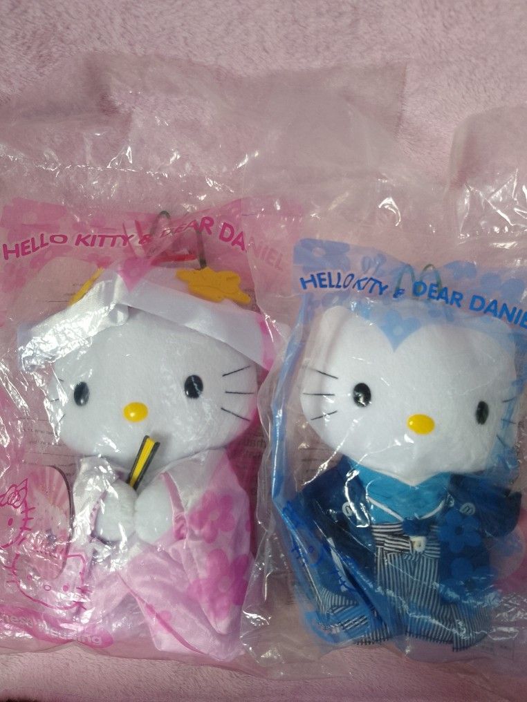 Rare Hello kitty mcdo international edition wedding couple 1999and 2000 ...