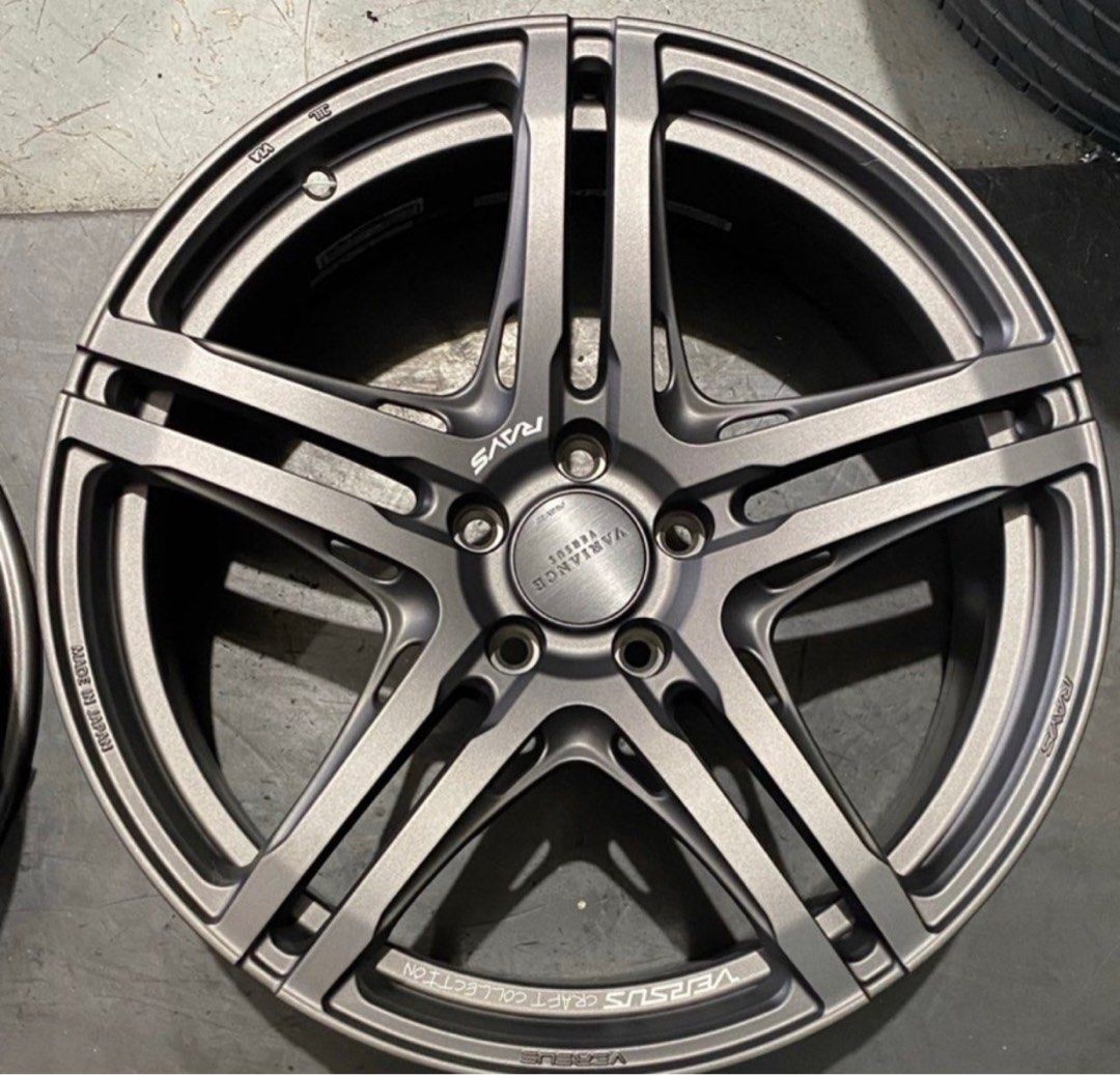 Rays versus craft collection V.V.5.2s 5x112 PCD 19 inch 8J by ET38 for ...