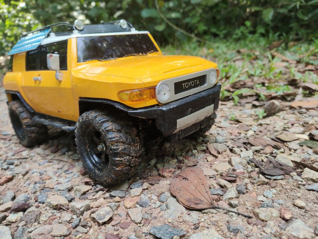 Rc crawler Tamiya CC01 with FJ Cruiser hardbody(RARE), Hobbies & Toys ...