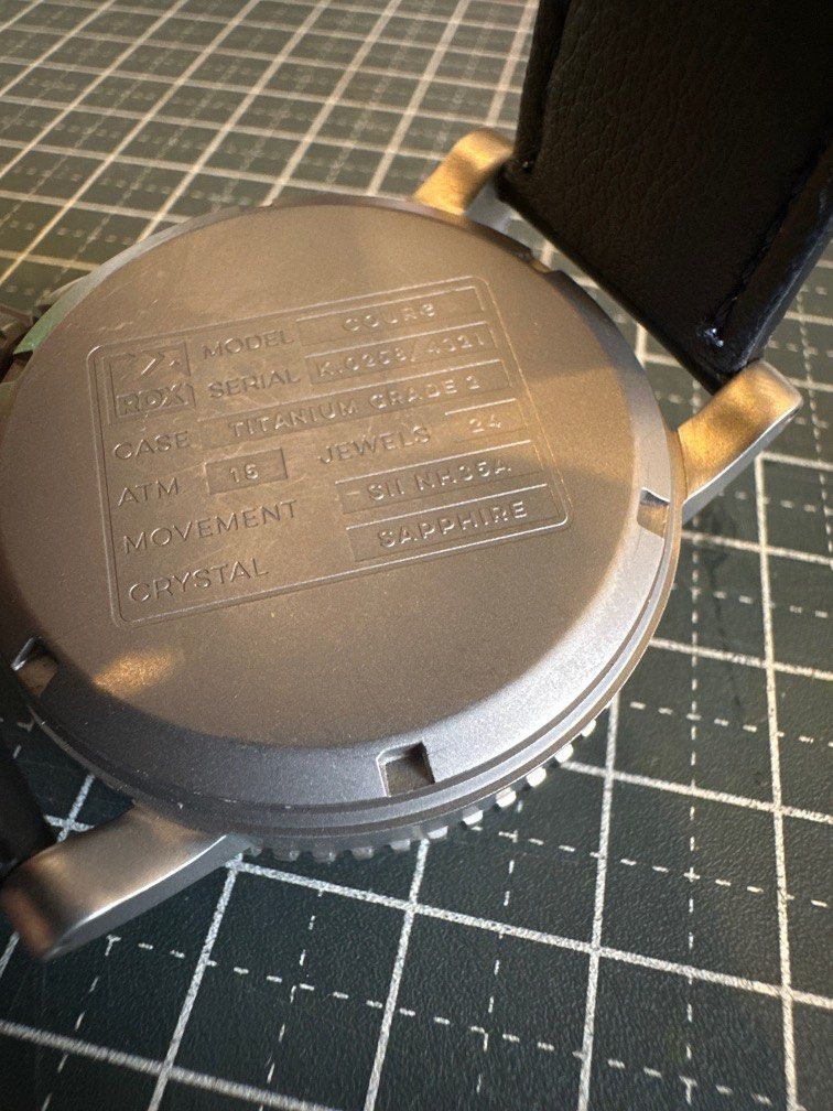 Redux Courg Type-A titanium automatic watch, Men's Fashion, Watches ...