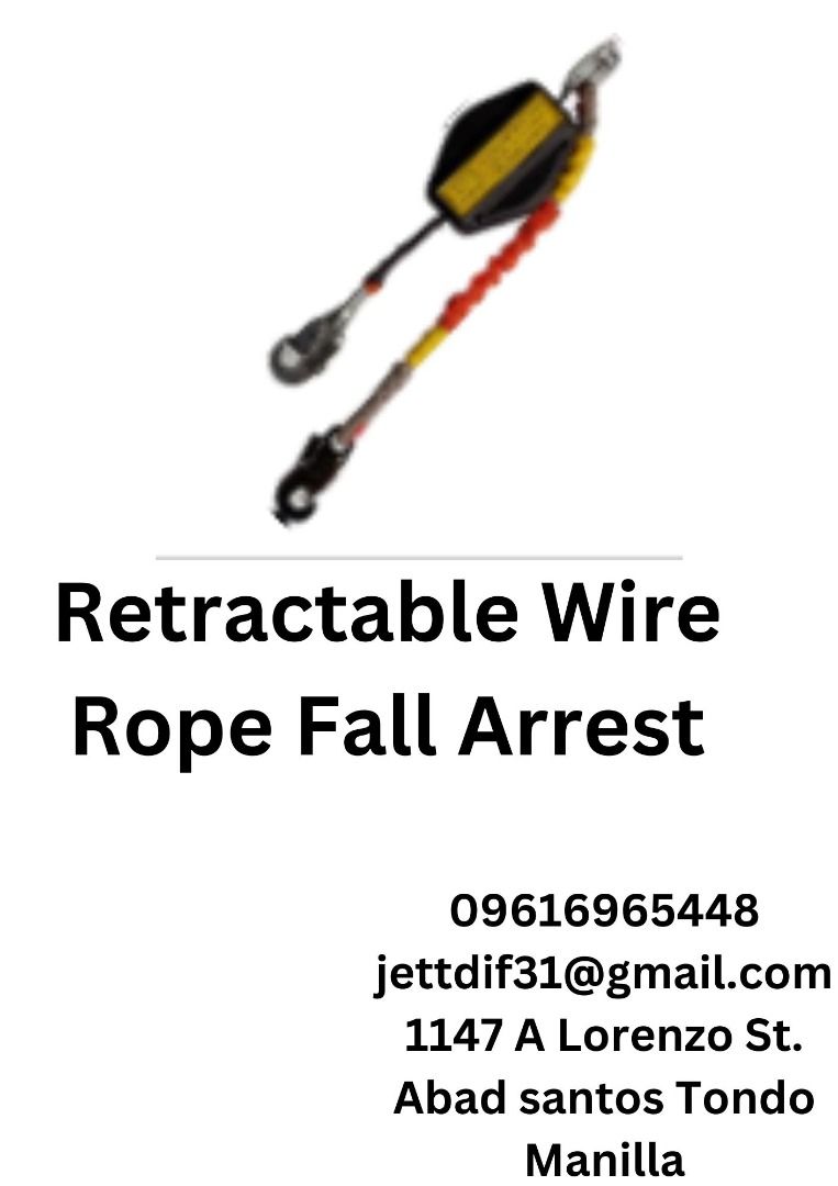 Retractable Wire Rope Fall Arrest, Commercial & Industrial ...
