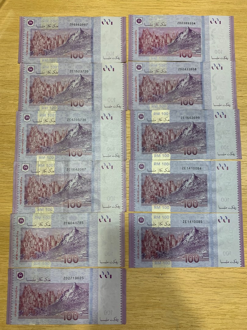 Rm 100 replacement notes, Hobbies & Toys, Collectibles & Memorabilia ...