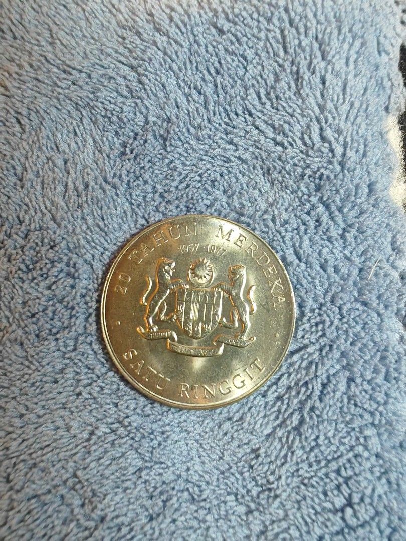 RM 1 Coin TAR 20 Year Mereka 1977, Hobbies & Toys, Collectibles ...