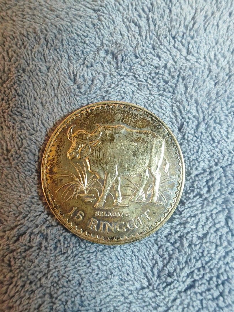 RM 25 Enggang & RM 15 Seladang Coin 1976, Hobbies & Toys, Collectibles ...