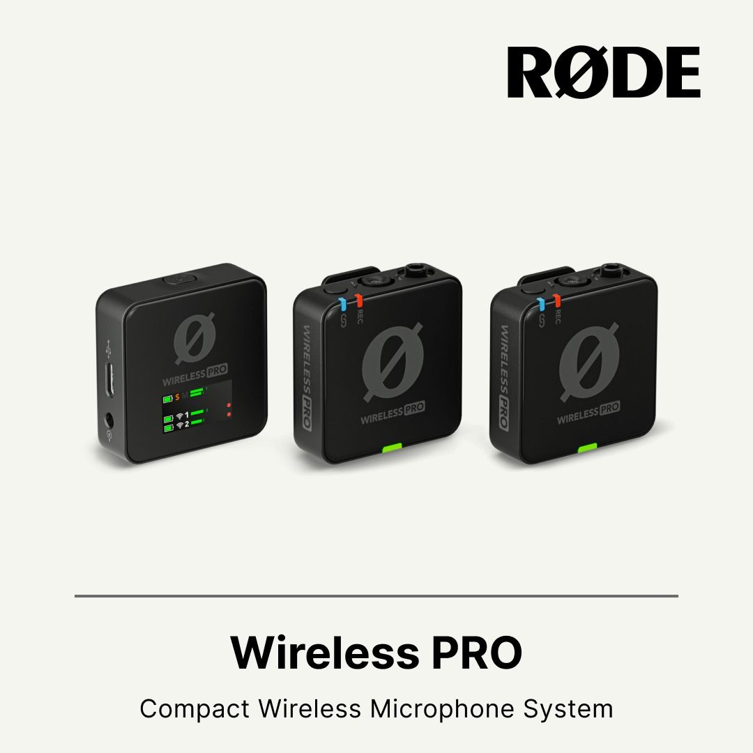 Rode Wireless Pro Compact Wireless Microphone System, Audio ...