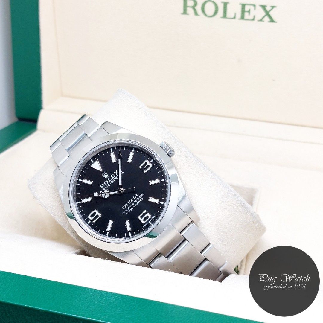 Rolex 39mm Oyster Perpetual Black Dial Explorer MK2 REF: 214270 (2017 ...