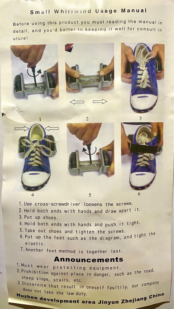 Roller wheel on shoe, Sports Equipment, Bicycles & Parts, Parts ...