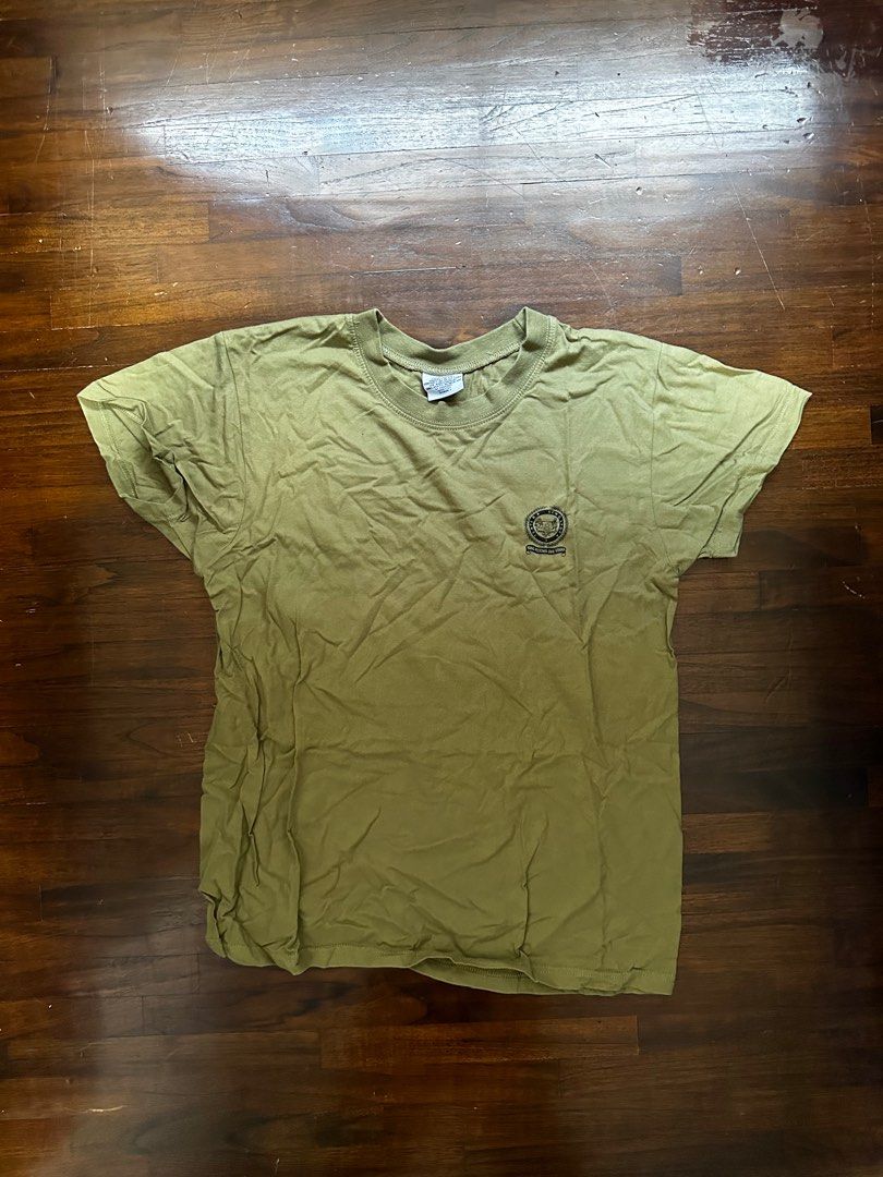 SAF Green Admin Tee (Dri-Fit option available), Men's Fashion, Tops ...