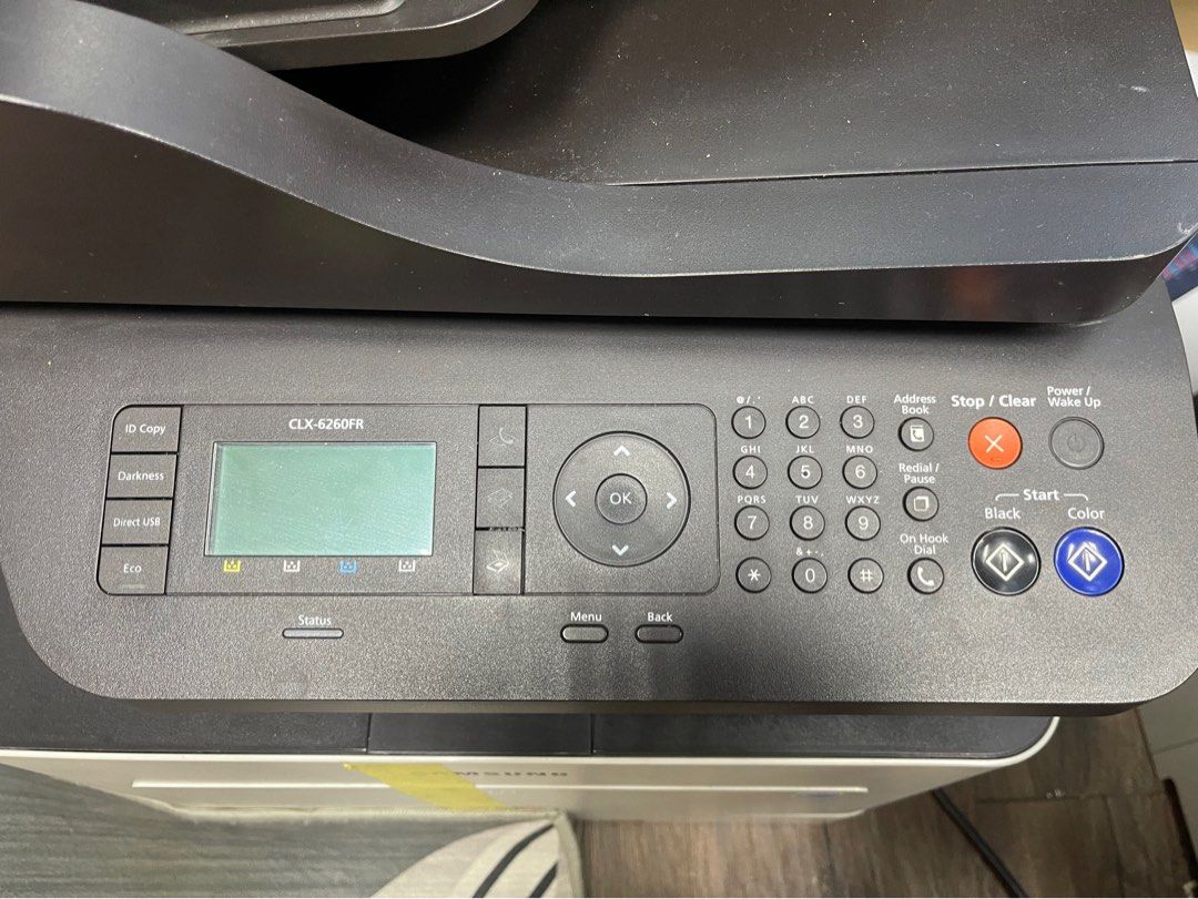 Samsung Printer CLX-6260FR Colour Laser Multi-Functional, Computers & Tech, Printers, Scanners ...