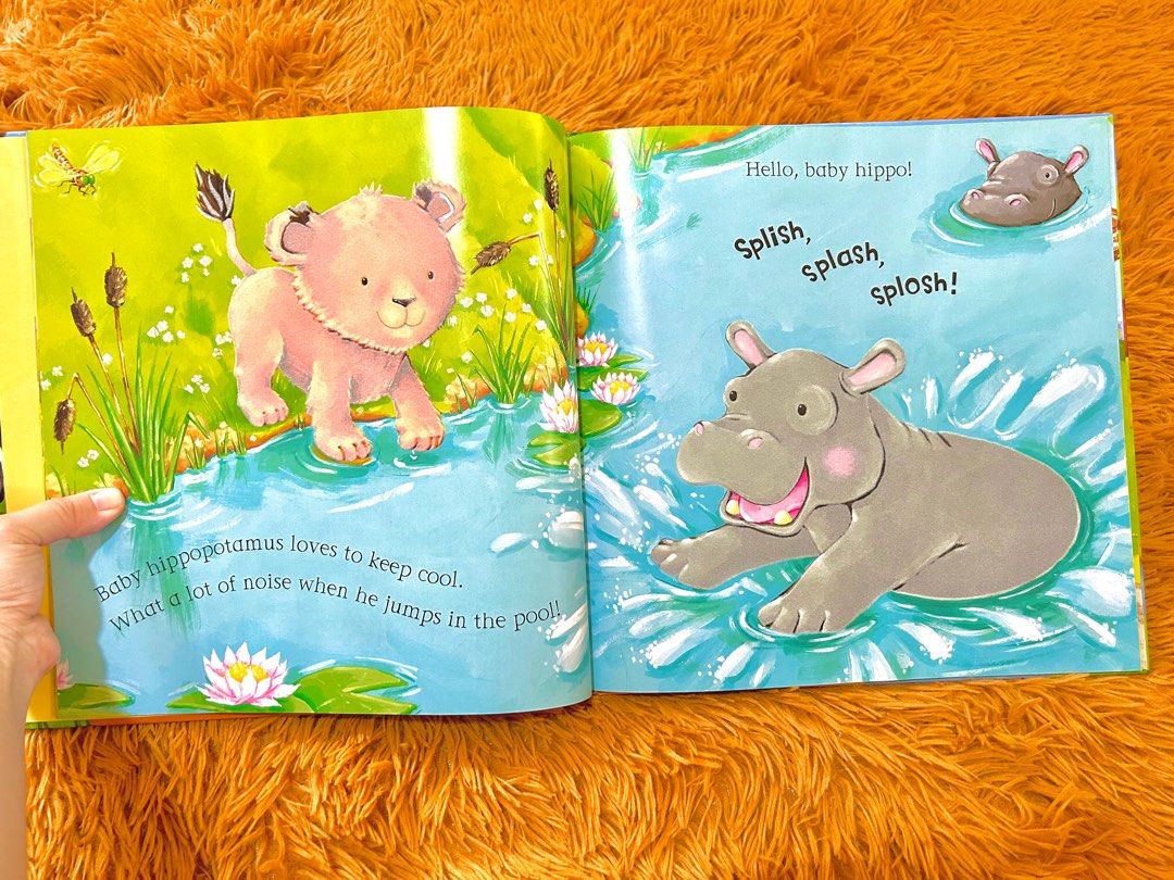 Say Hello to Baby Animals with Touch and Feel Hardcover on Carousell
