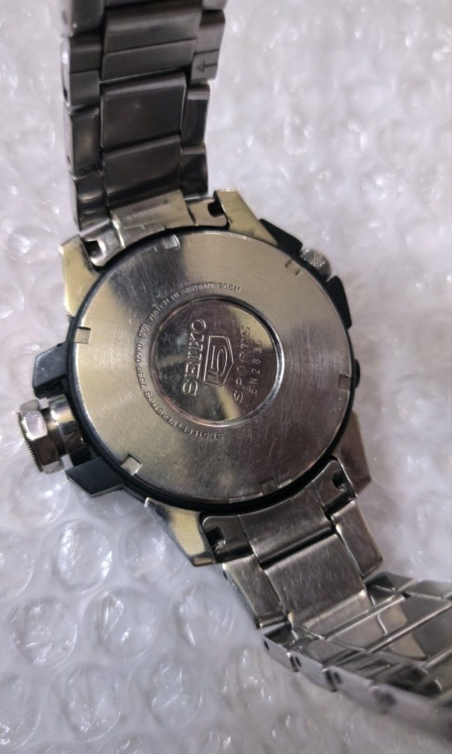 Seiko 5 Sports Map Meter, Men's Fashion, Watches & Accessories, Watches ...