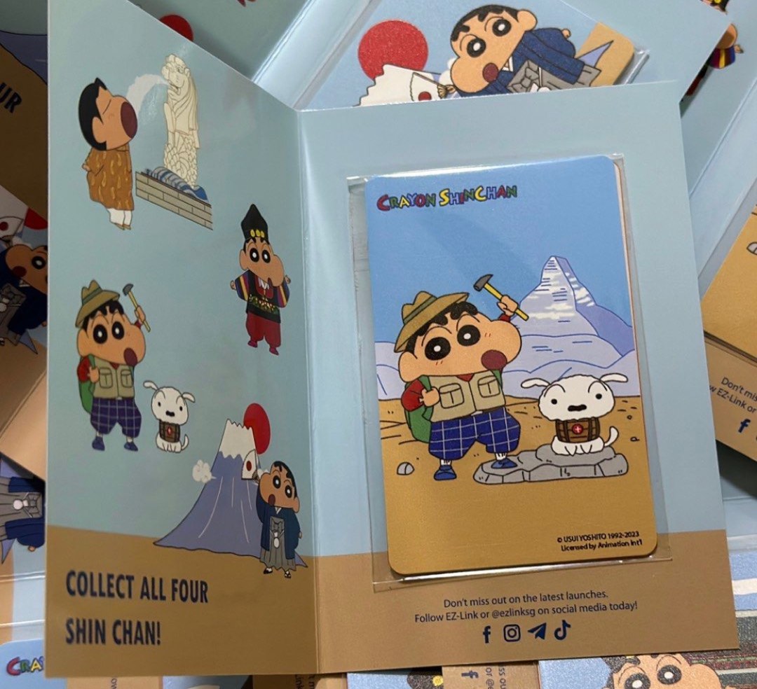 Shin Chan exclusive EZ-Link card, Hobbies & Toys, Memorabilia ...